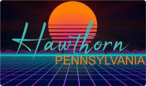 Hawthorn vinyl decal for nature lovers