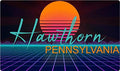Hawthorn vinyl decal for nature lovers