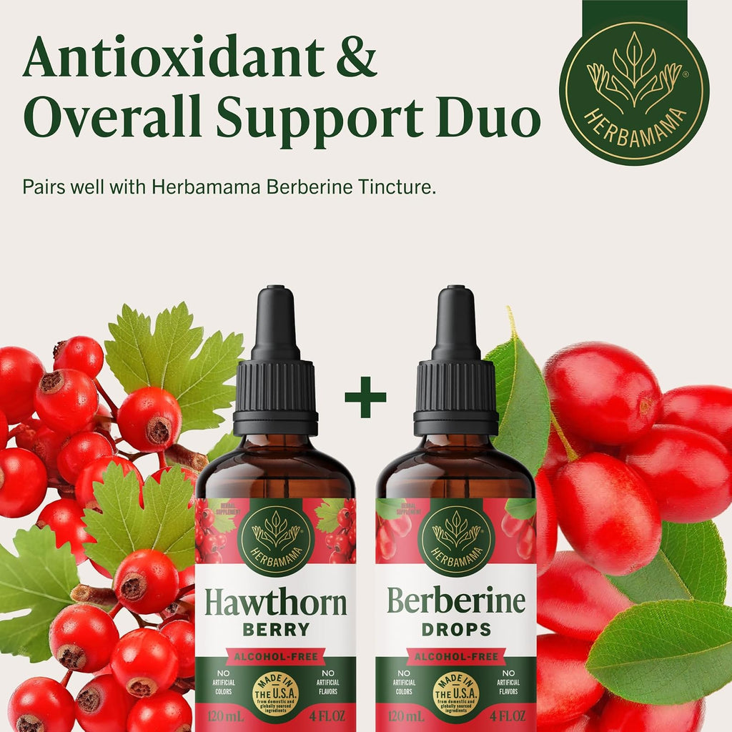 Hawthorne berry tincture for digestive support