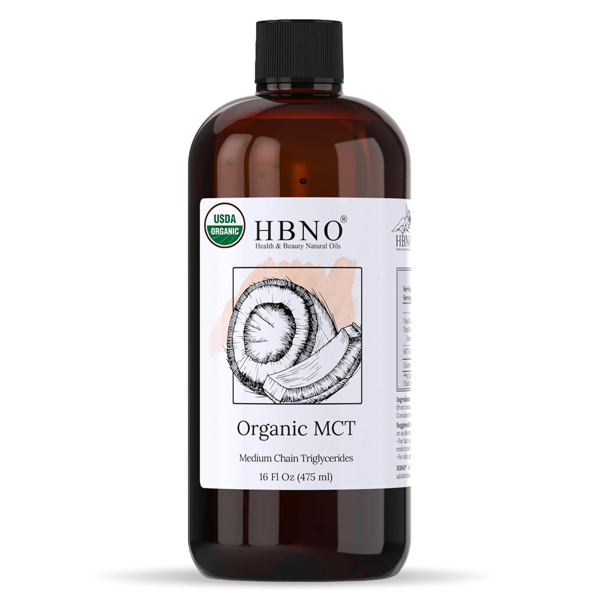 HBNO Organic MCT Oil for cooking