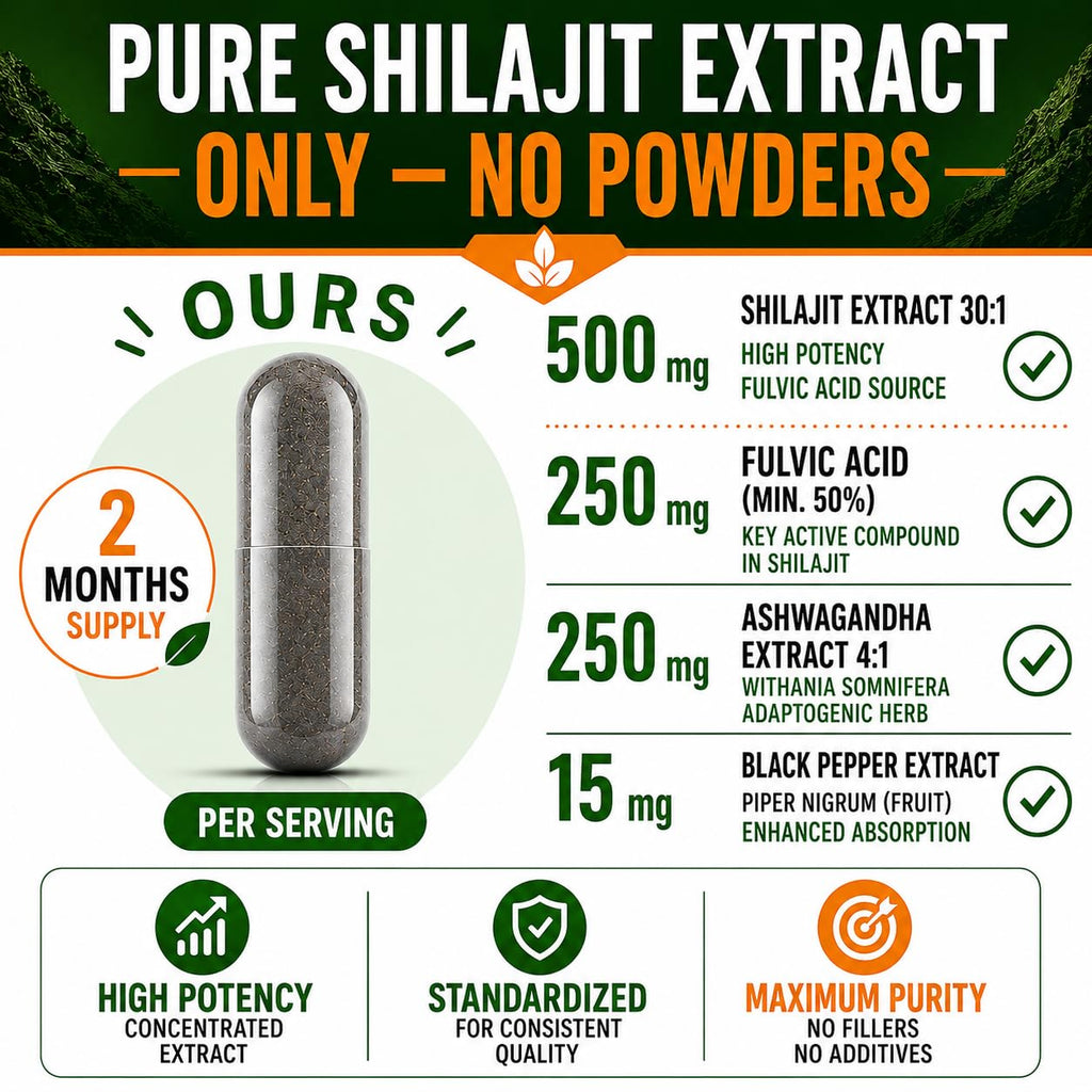 HCL herbal shilajit for vitality