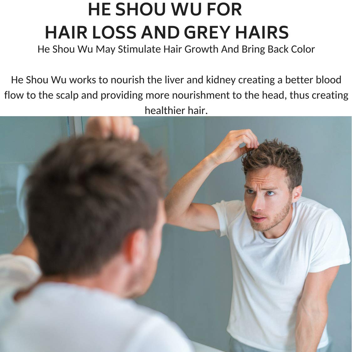 He Shou Wu powder for energy levels