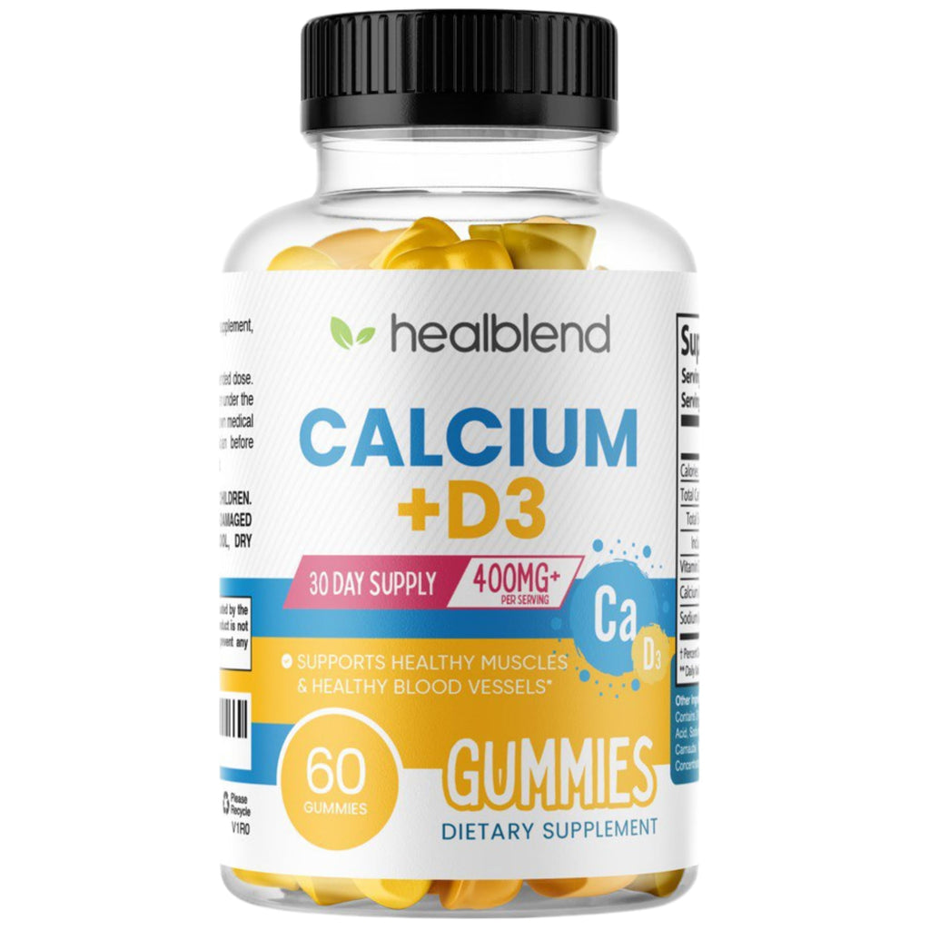 Healblend calcium gummies for bone health
