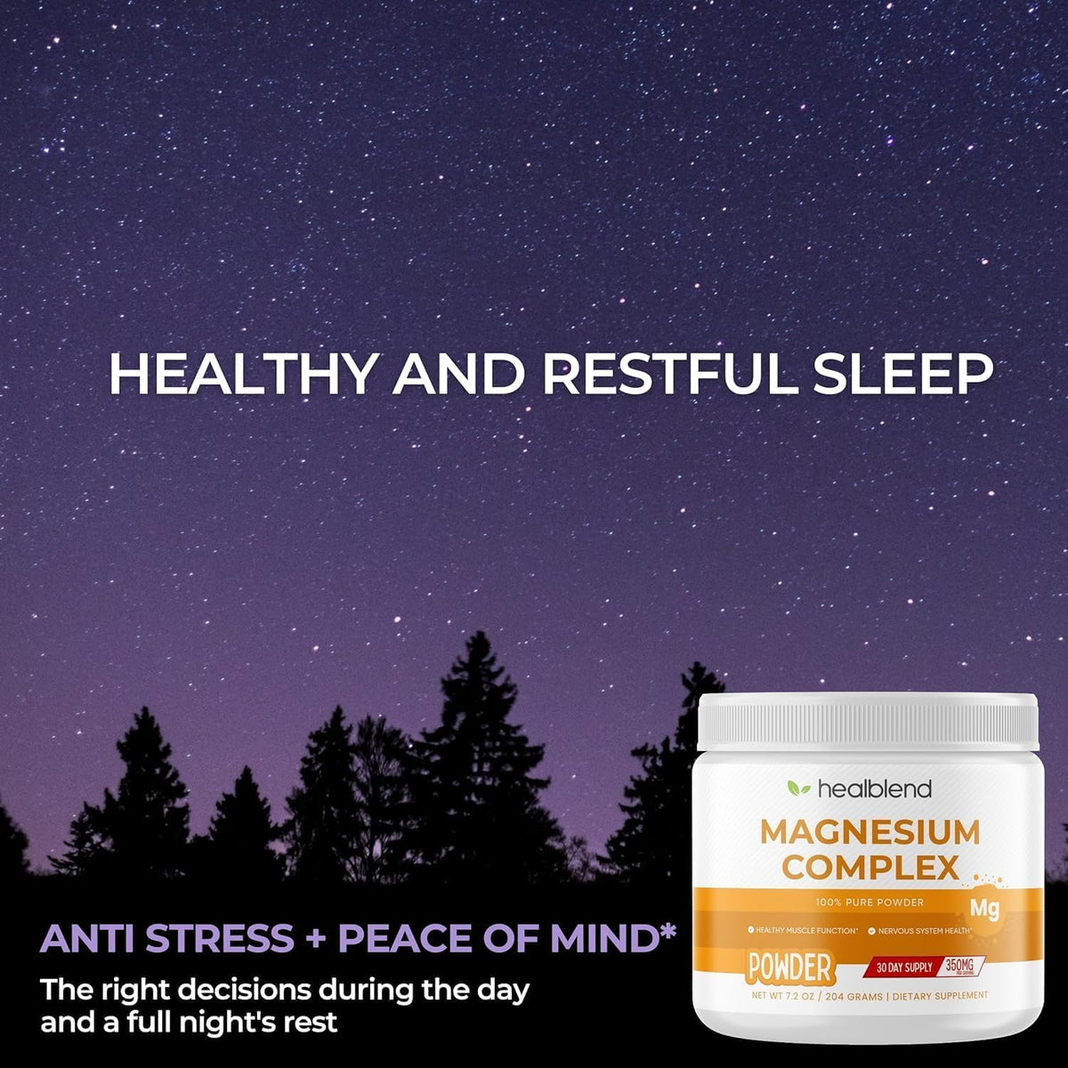 healblend magnesium citrate for energy support