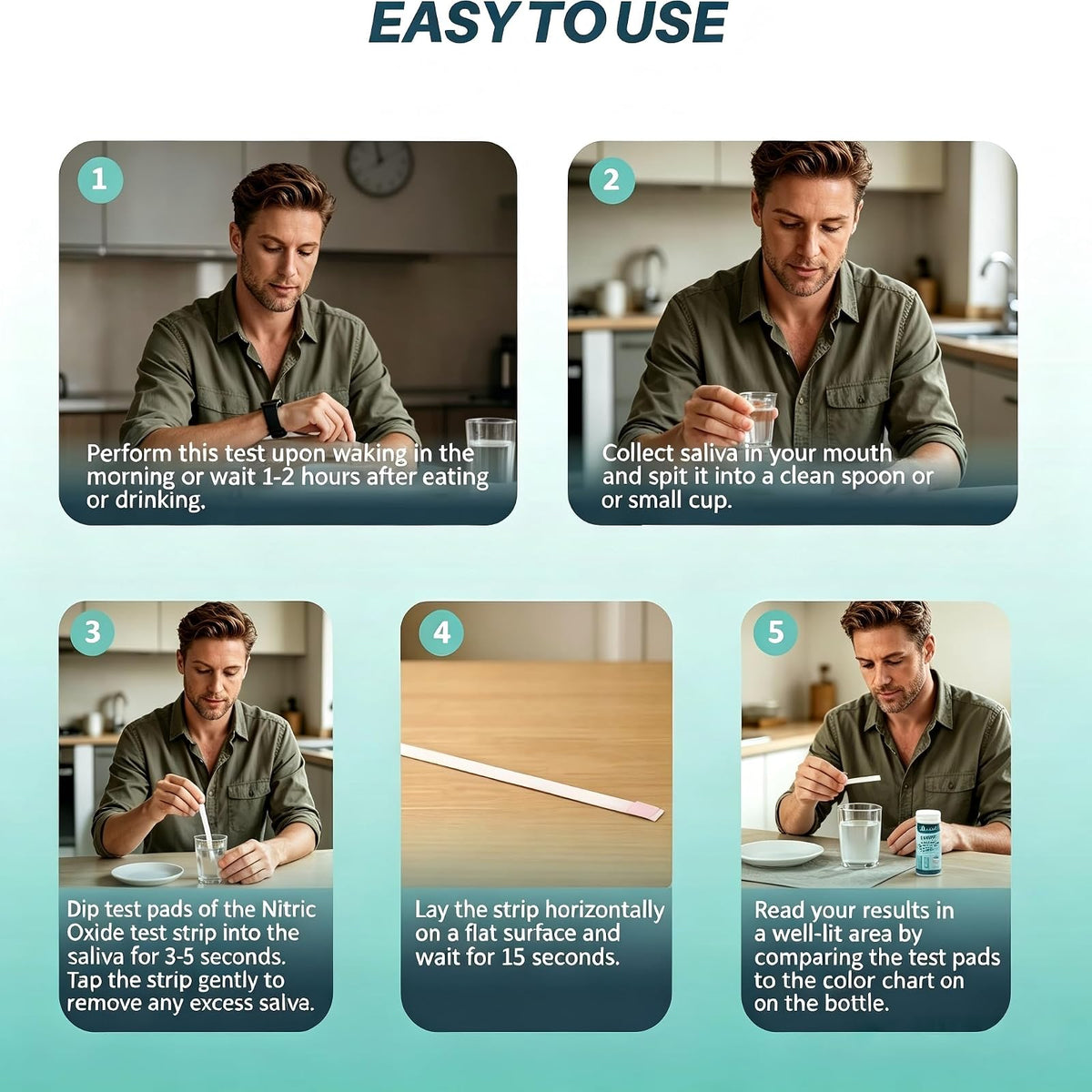 HealCare saliva test strips for performance