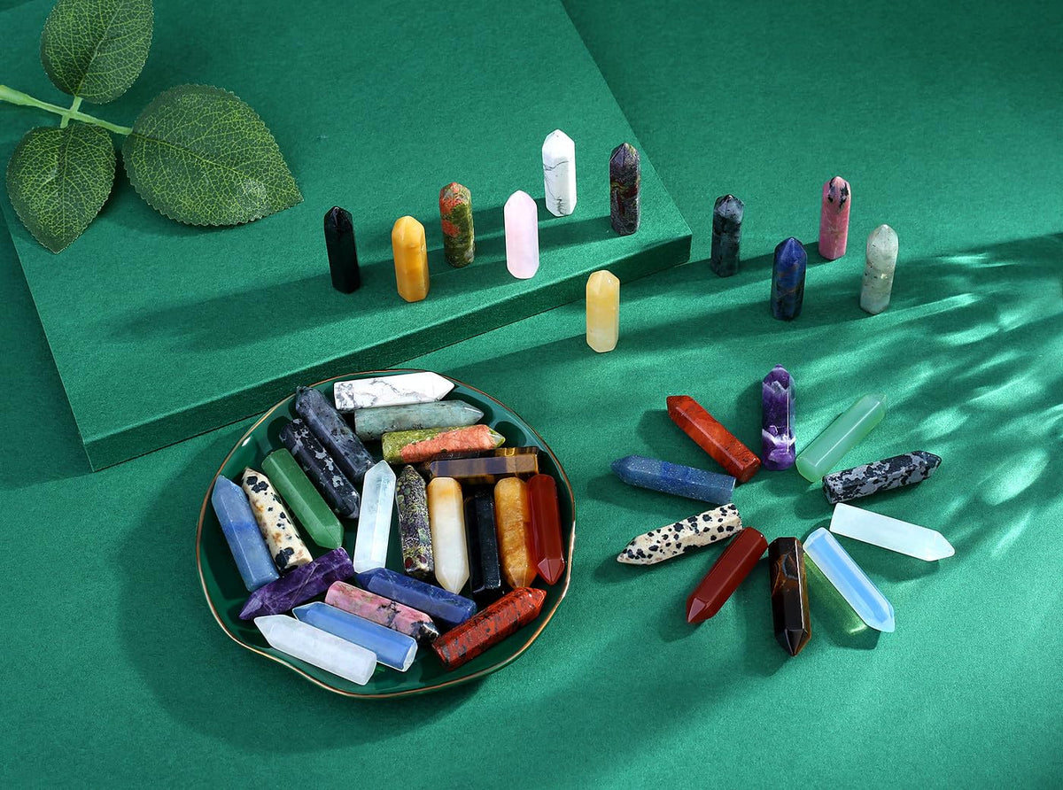healing crystal wands for herbal remedies