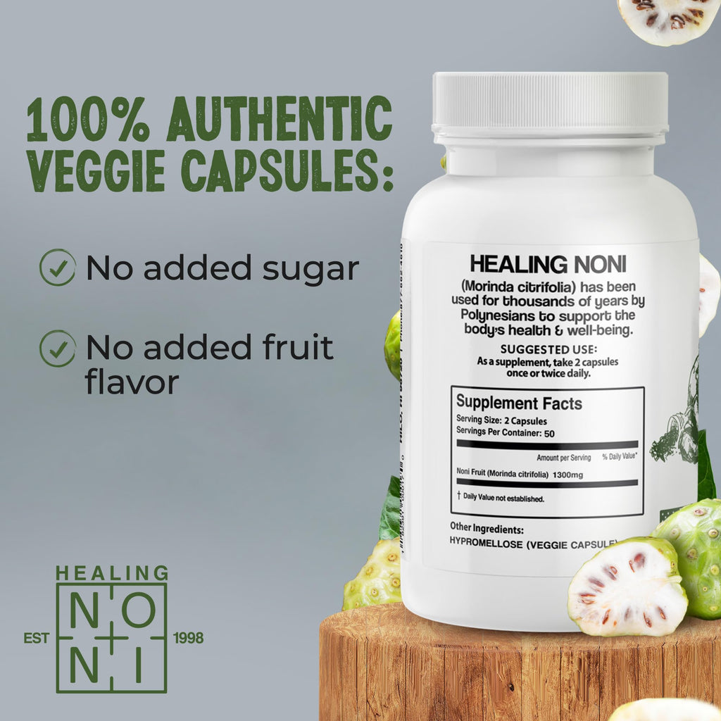 Healing Noni for natural energy boost