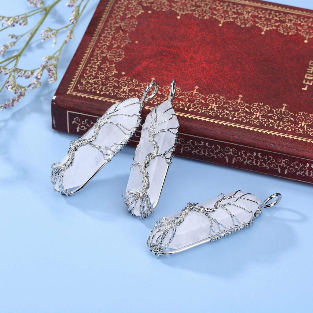 healing properties clear quartz pendant