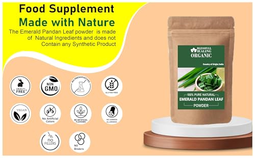 healing properties of pandan leaf powder