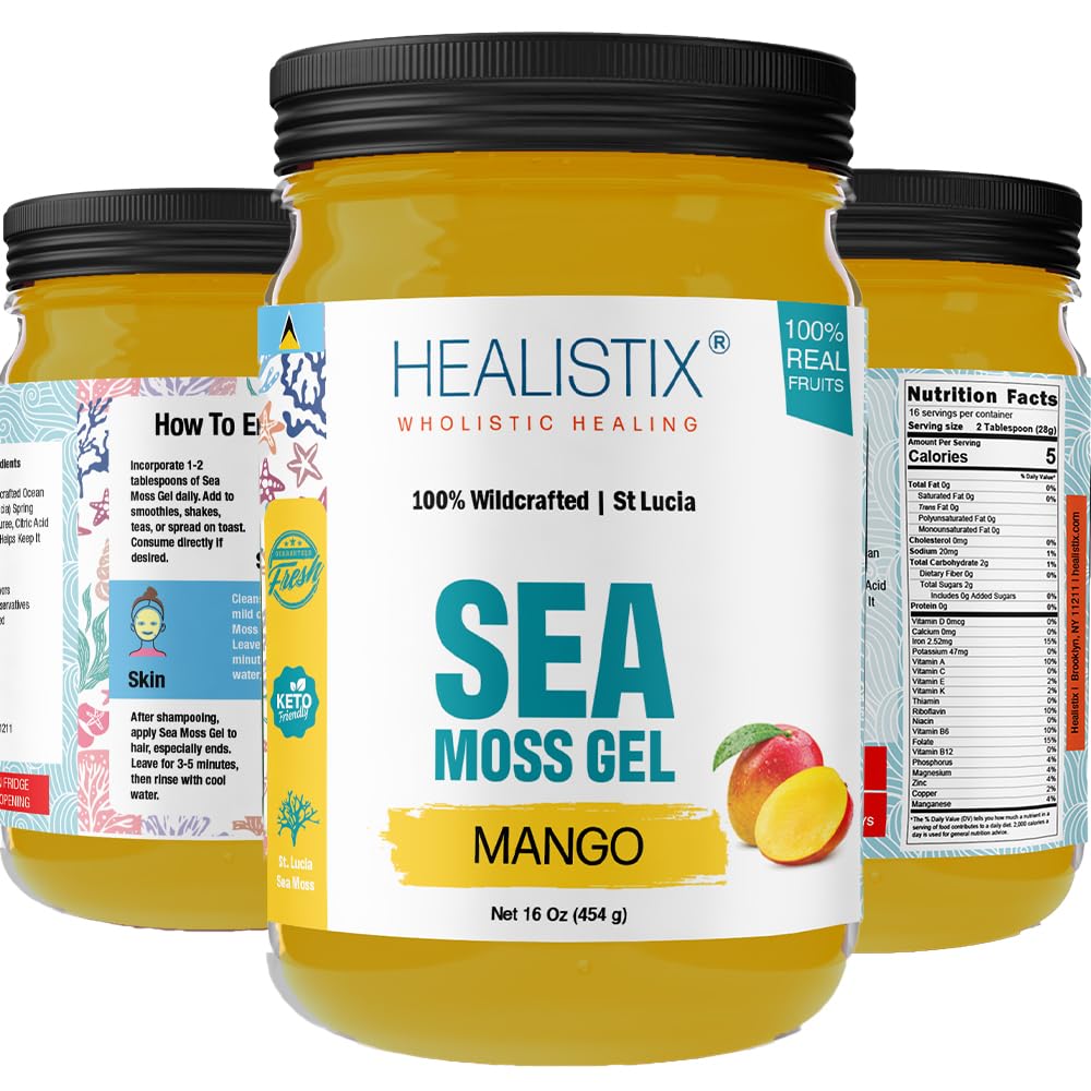 Healistix mango sea moss gel benefits
