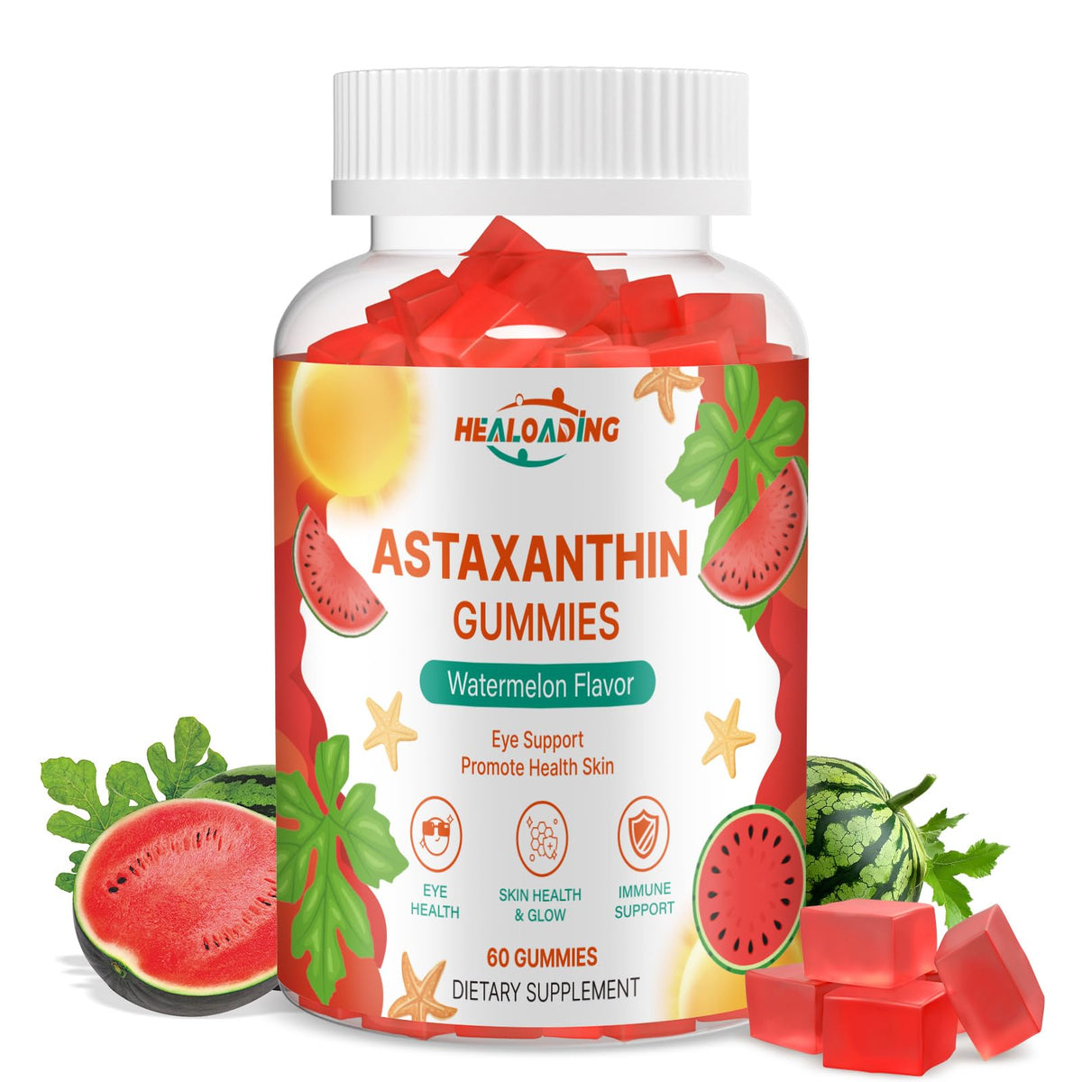 HEALOADING Astaxanthin gummies for health