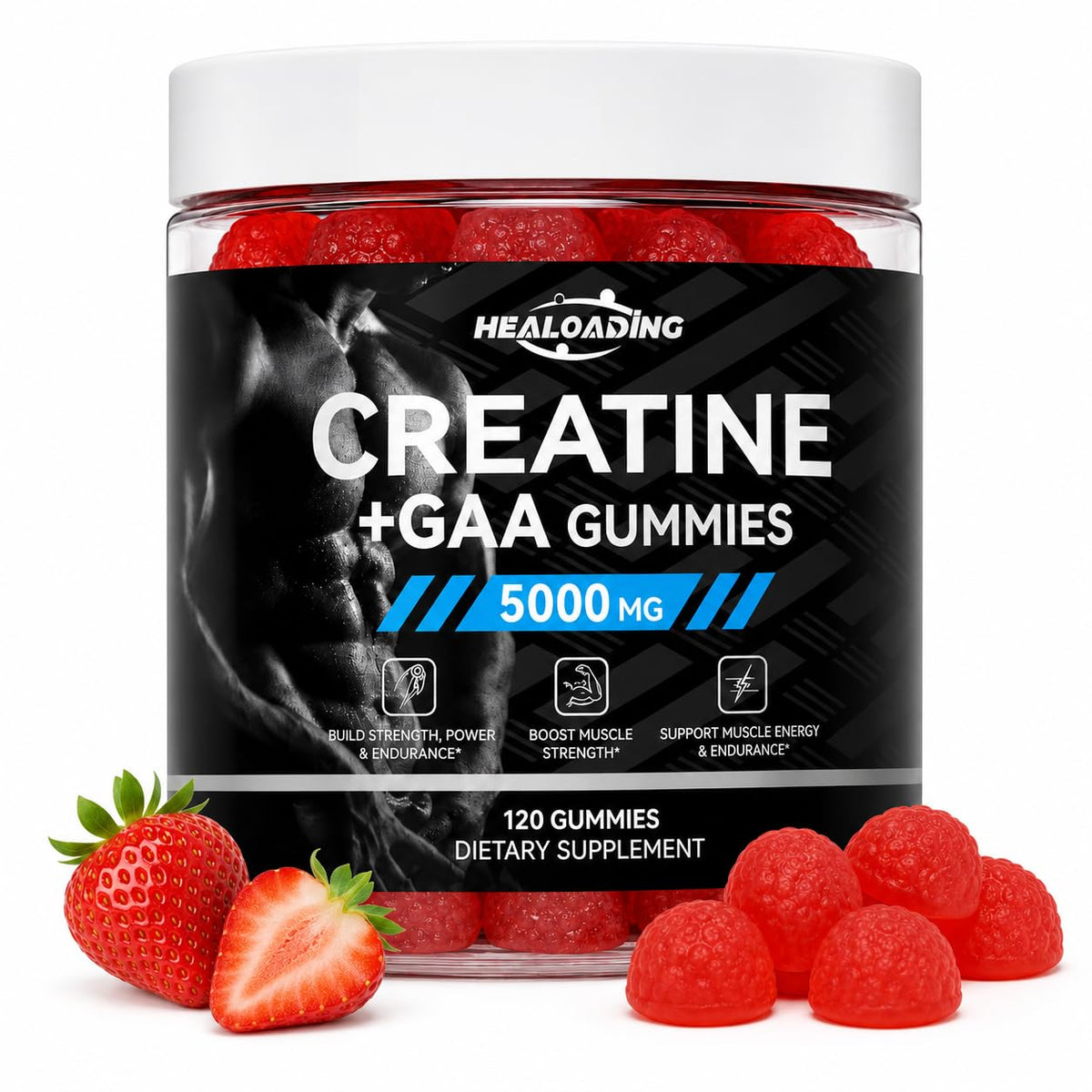 HEALOADING creatine gummies for energy