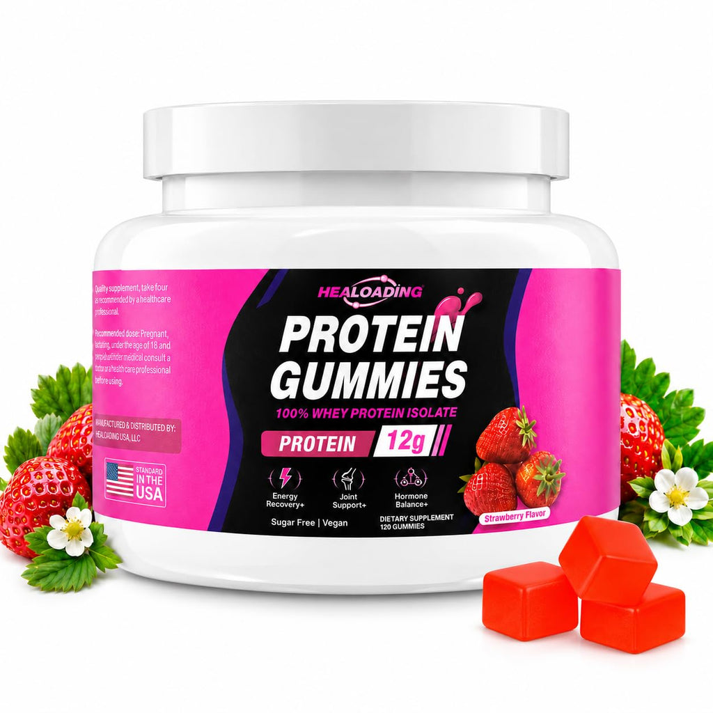 HEALOADING whey protein gummies for energy