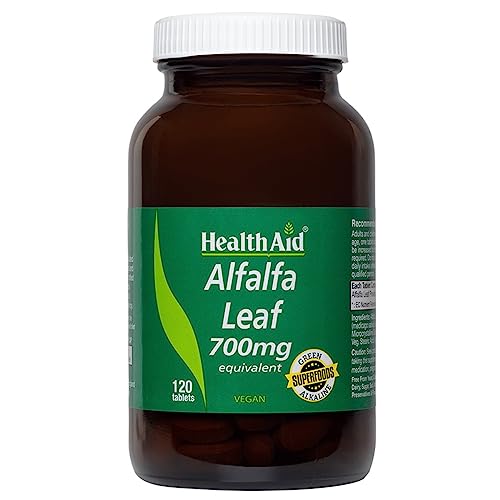 Health Aid alfalfa tablets for vitality