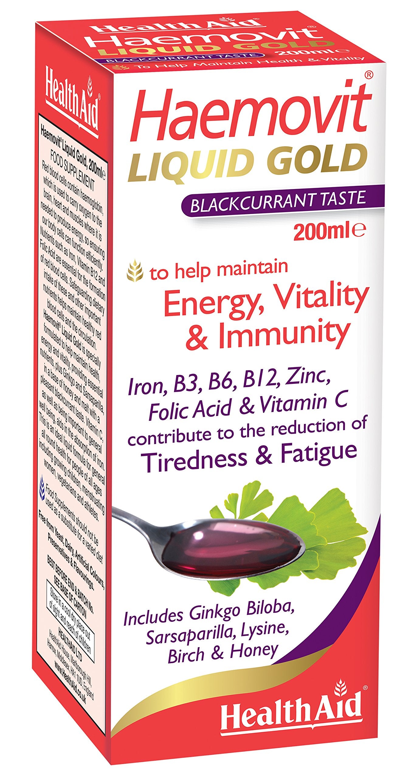 Health Aid Haemovit iron tonic for vitality