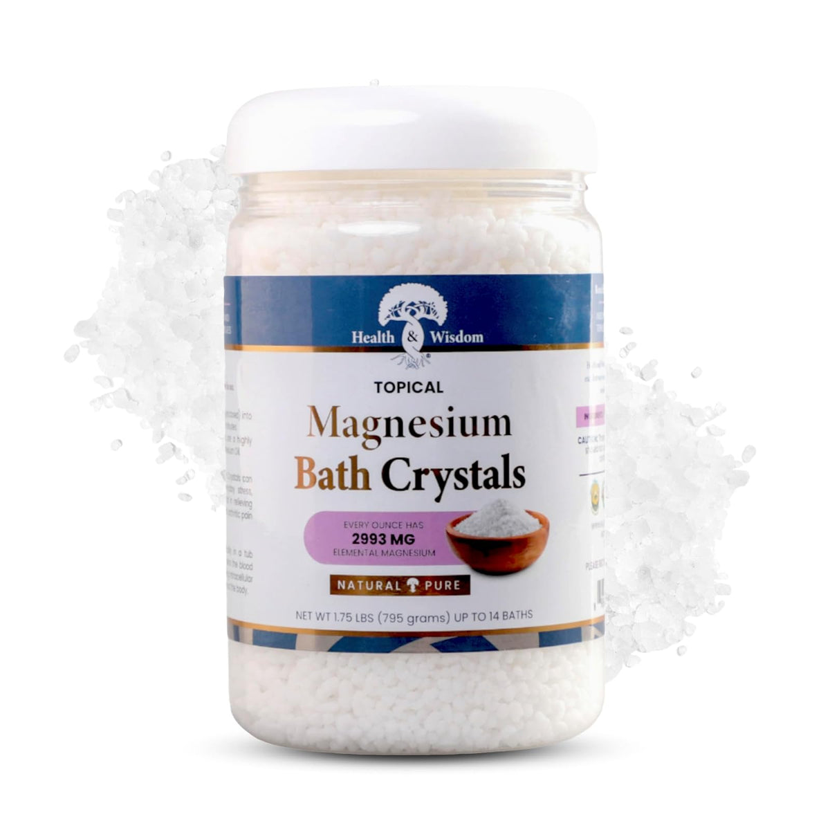 Health and Wisdom magnesium bath crystals