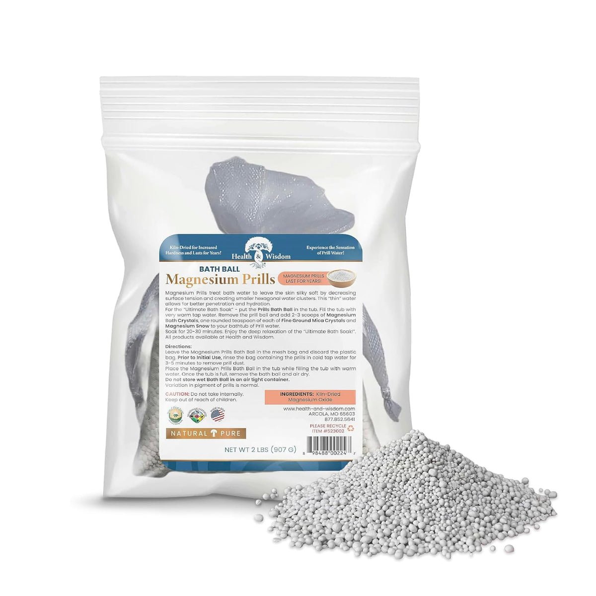 Health and Wisdom magnesium prills benefits