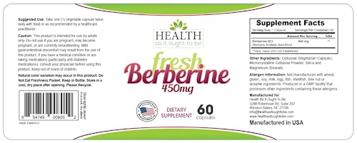 Health As It berberine benefits