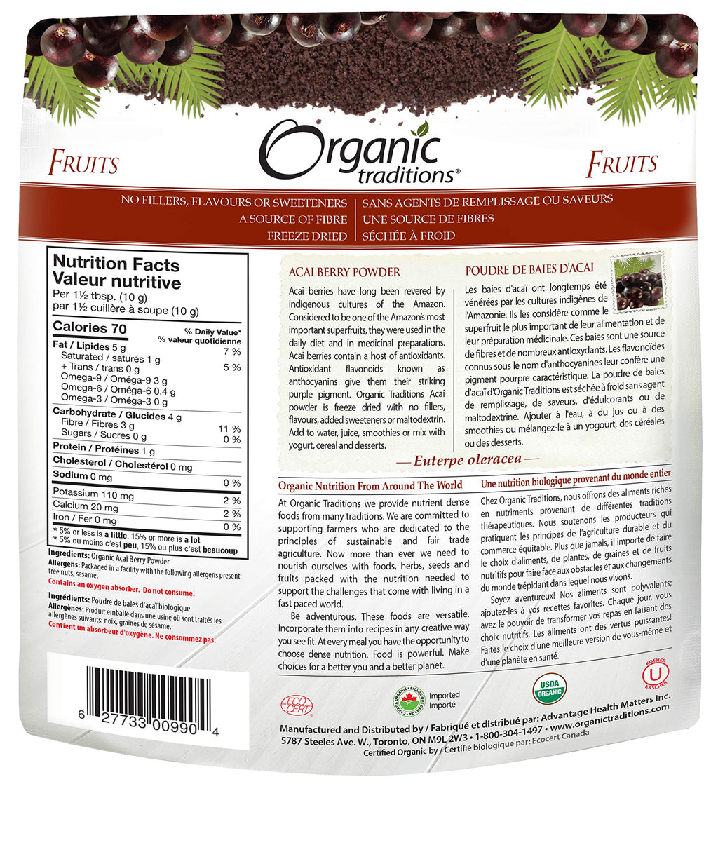 health benefits of acai berry powder