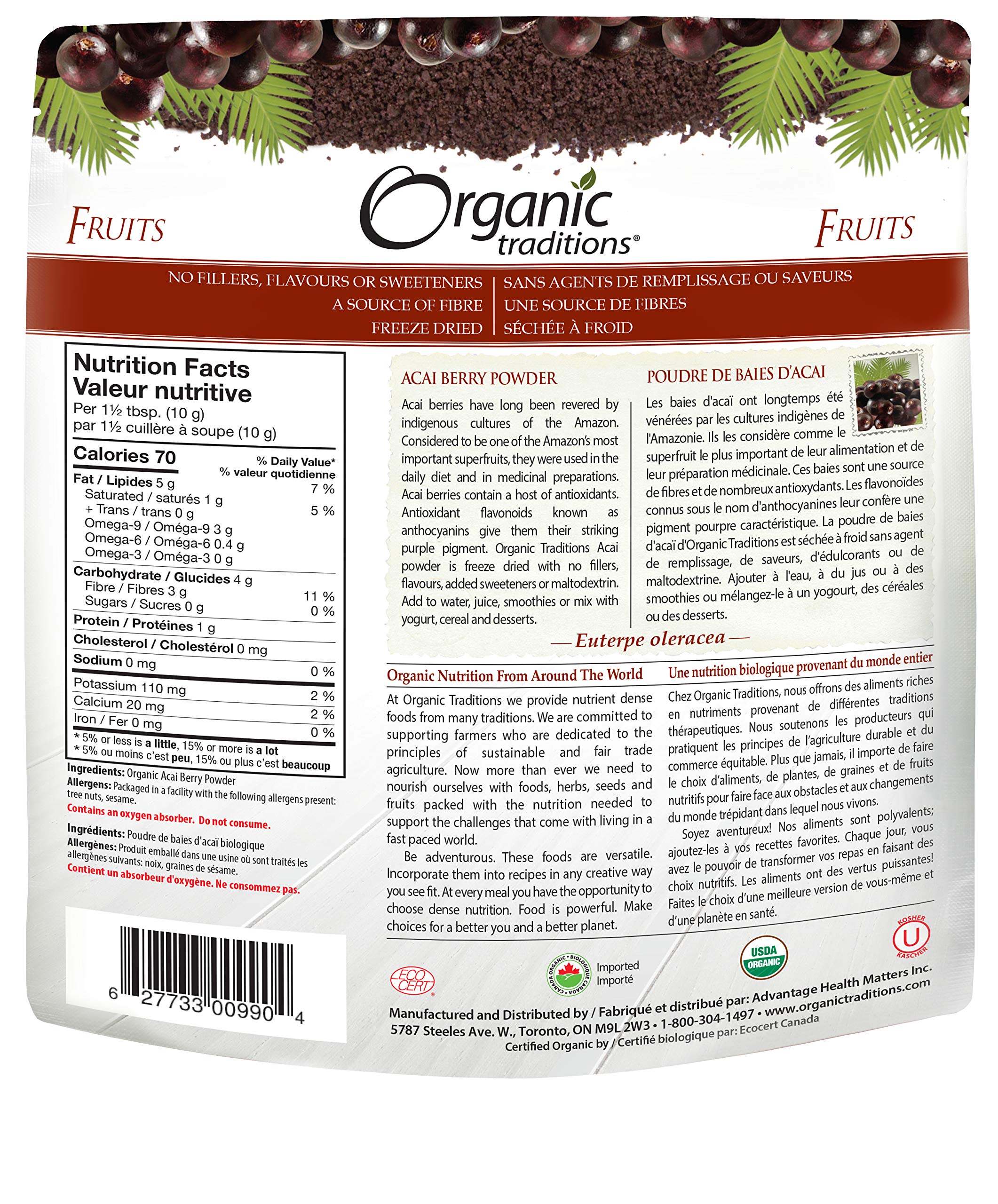 health benefits of acai berry powder