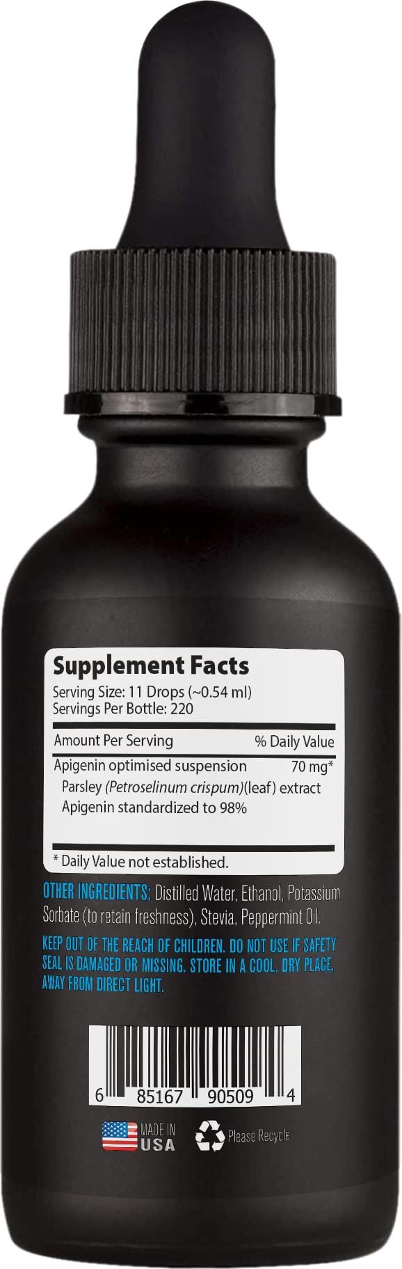 Health benefits of apigenin supplement