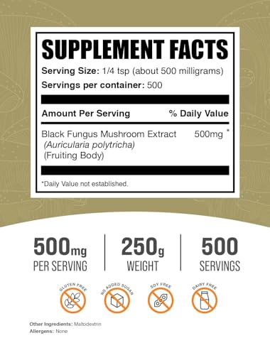 Health benefits of black fungus mushrooms