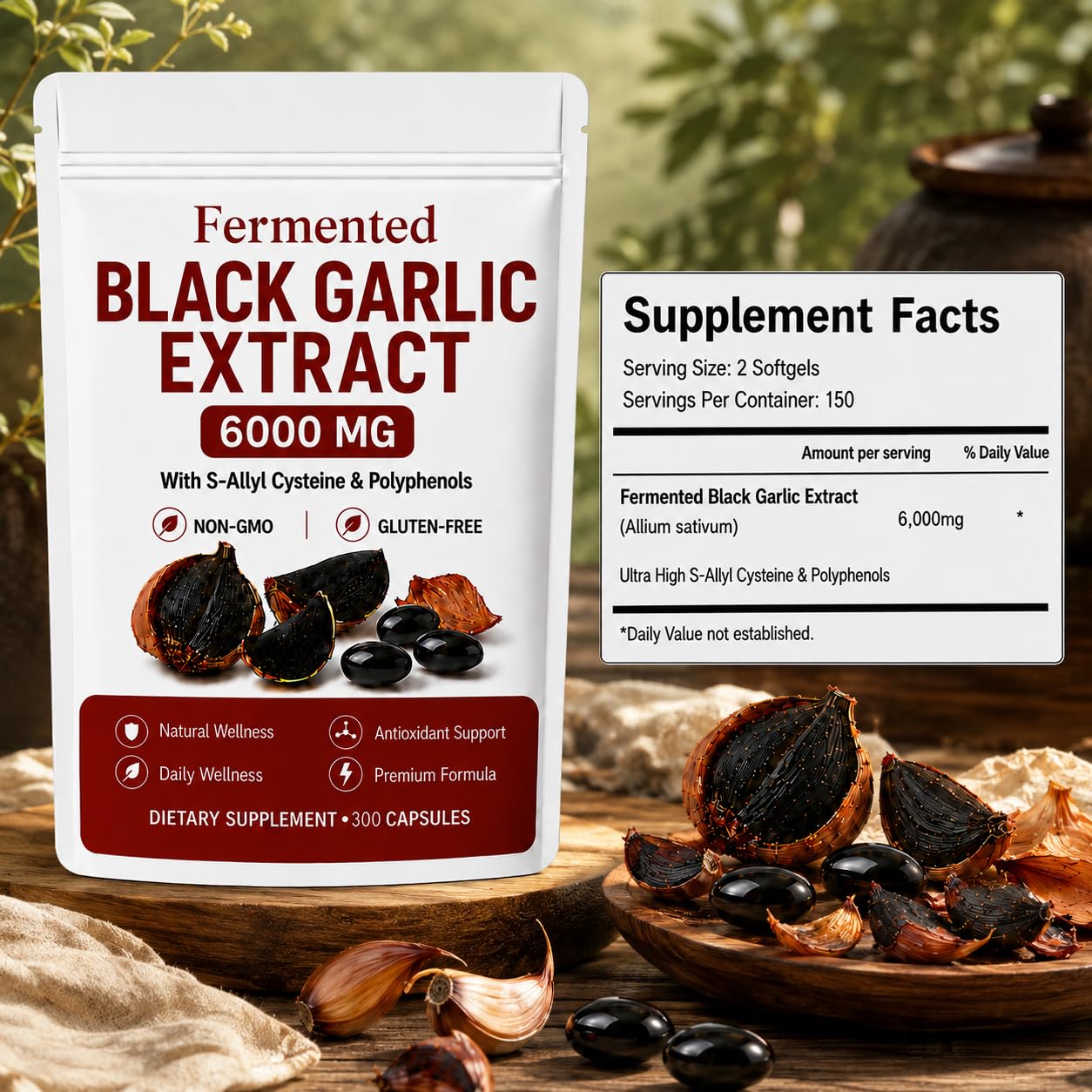 Health benefits of black garlic