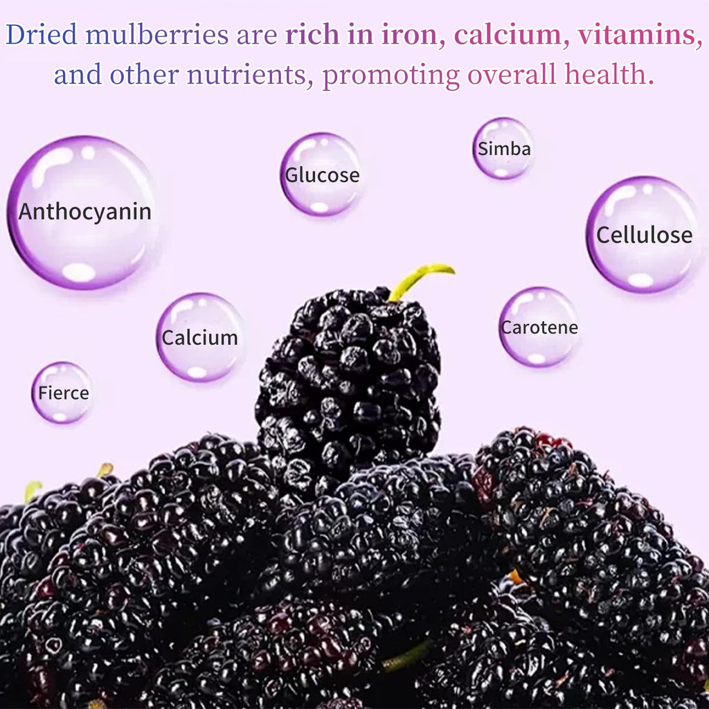health benefits of black mulberries