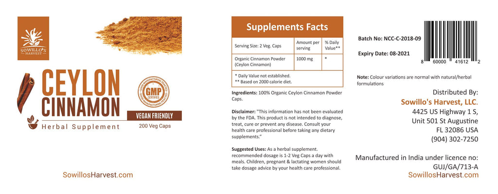 Health benefits of Ceylon cinnamon
