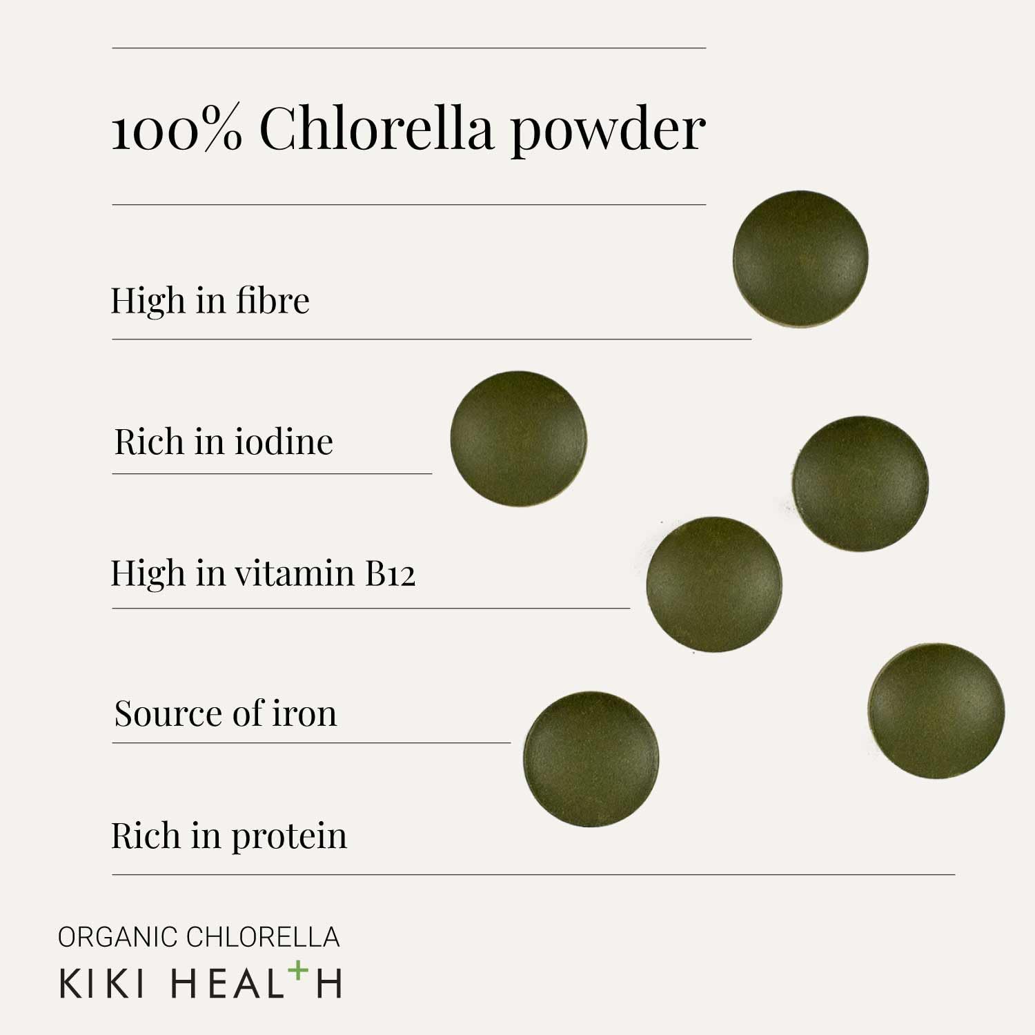 health benefits of chlorella tablets