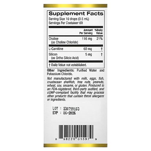health benefits of choline and silicon