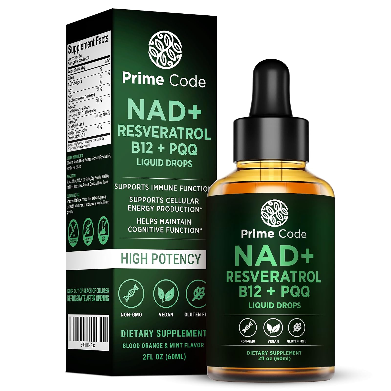 Health benefits of Code NAD+ drops