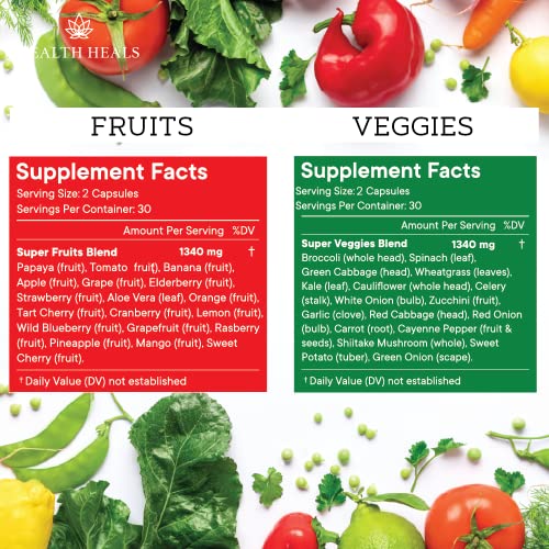health benefits of fruits and veggies capsules