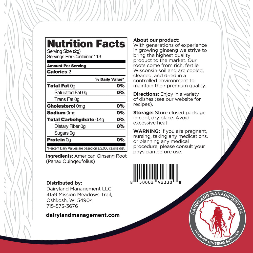 Health benefits of ginseng slices