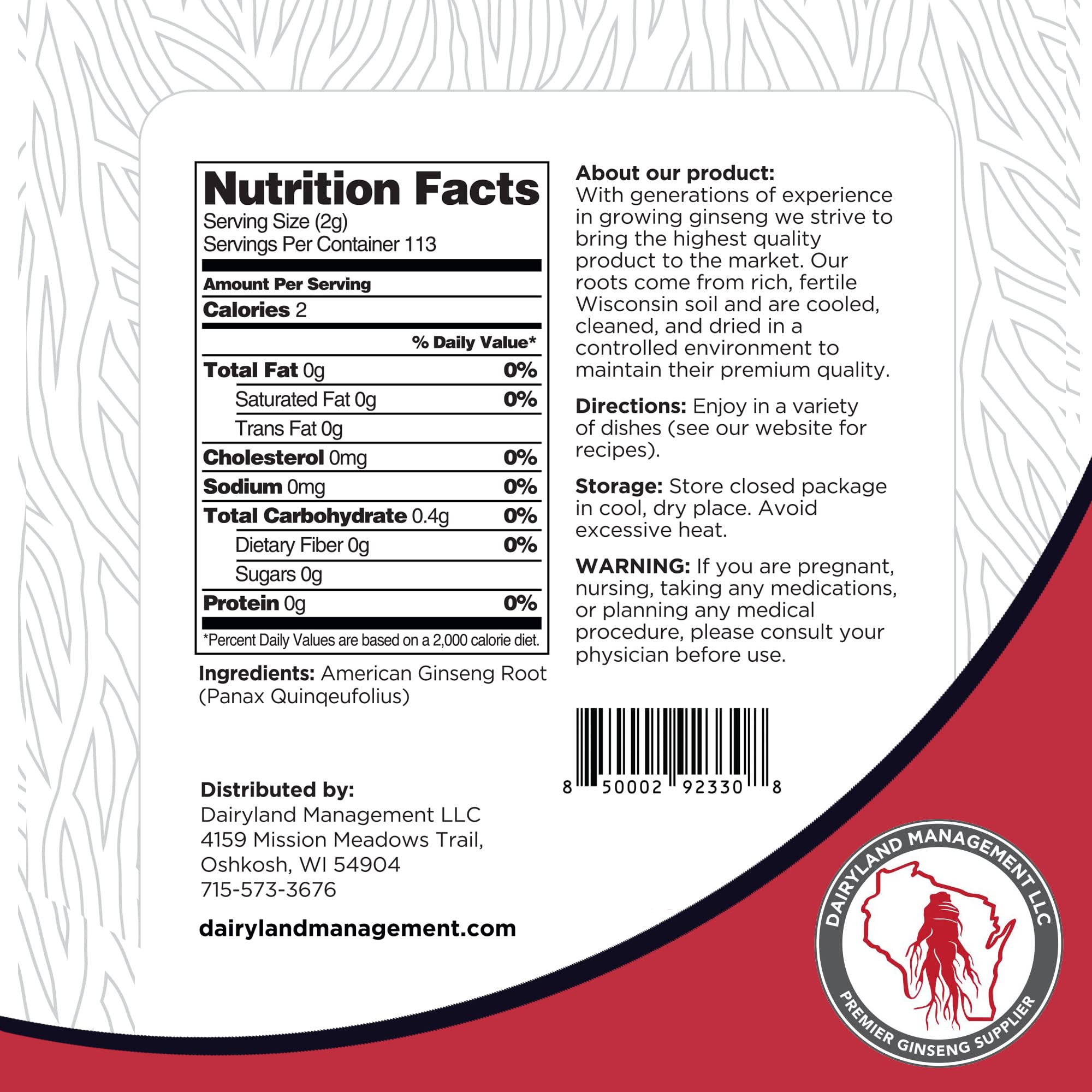 Health benefits of ginseng slices
