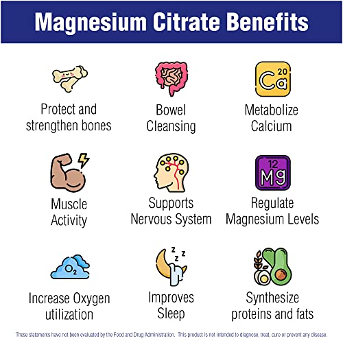 health benefits of magnesium citrate