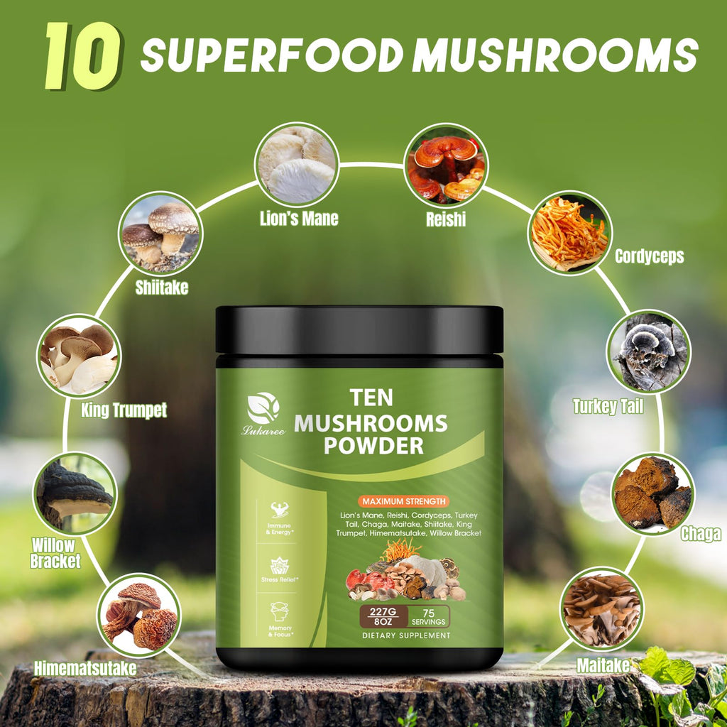 health benefits of mushroom supplements