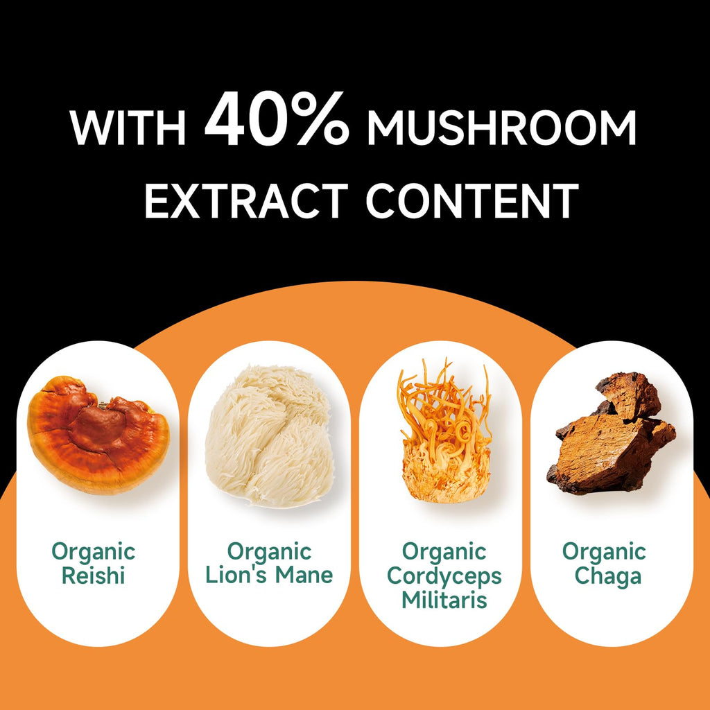 health benefits of mushrooms in coffee