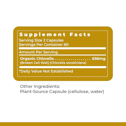 health benefits of organic chlorella