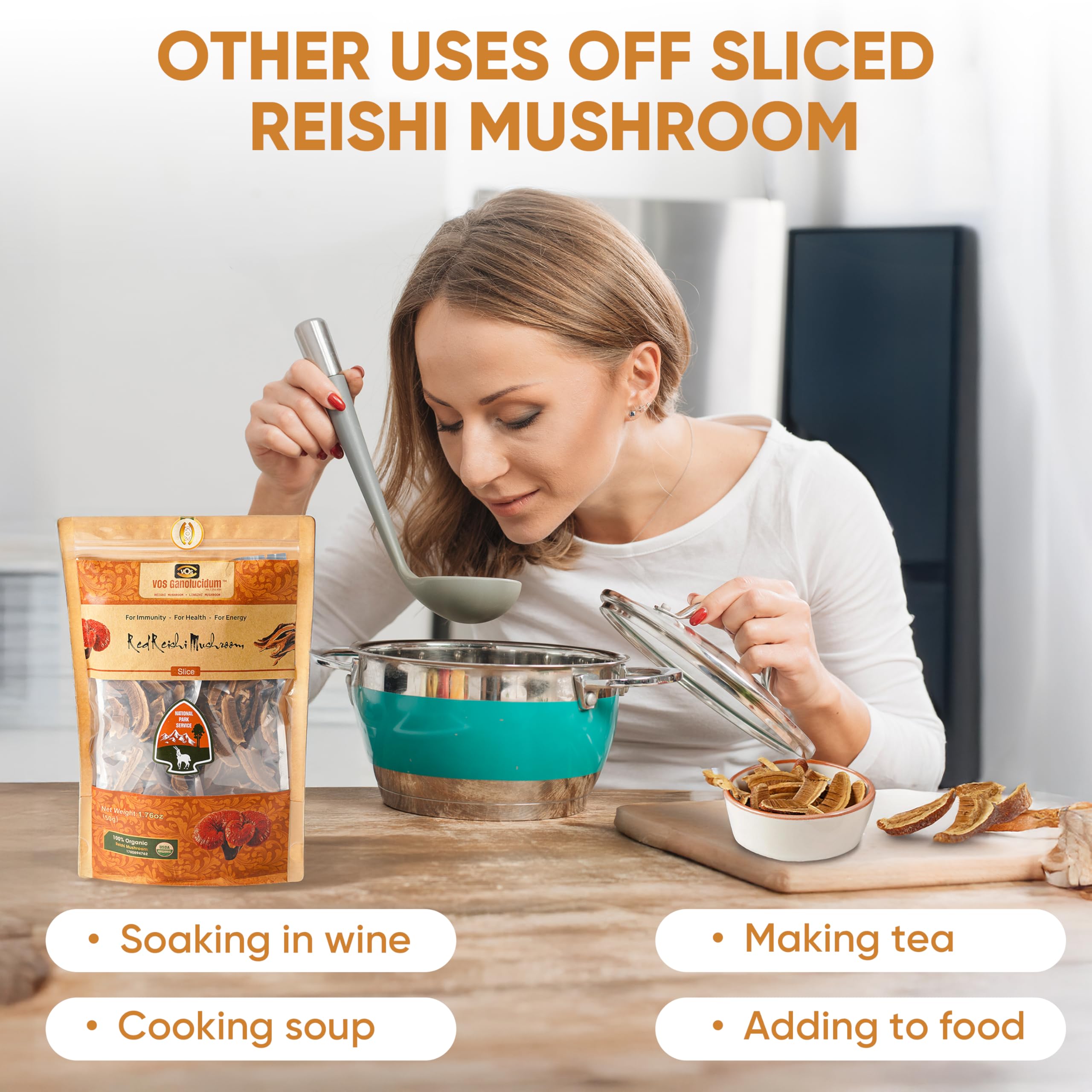 health benefits of organic reishi mushrooms