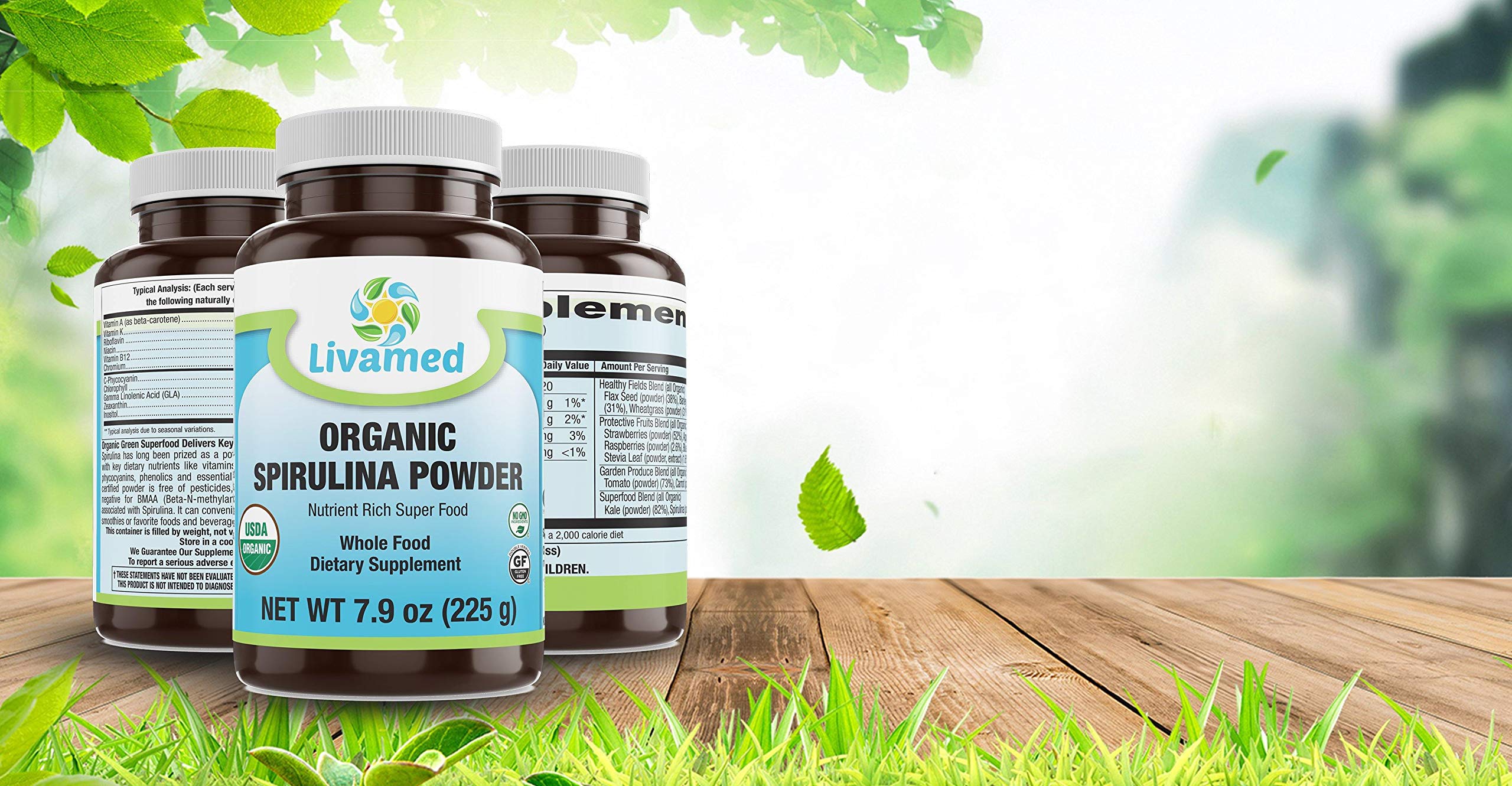 health benefits of organic spirulina