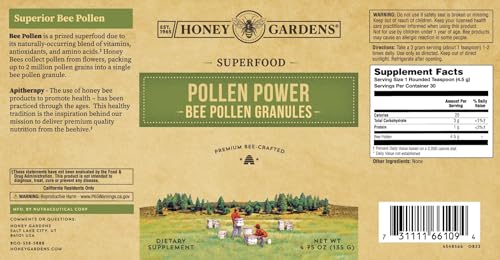 health benefits of pollen supplements