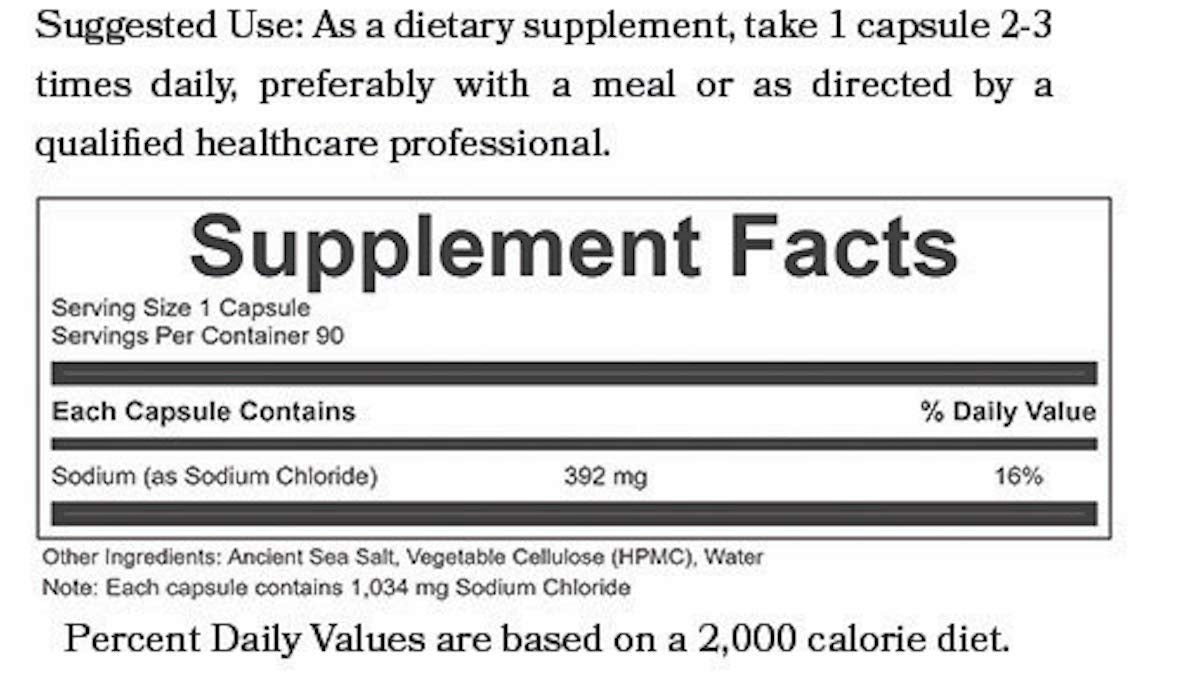 health benefits of sea salt capsules