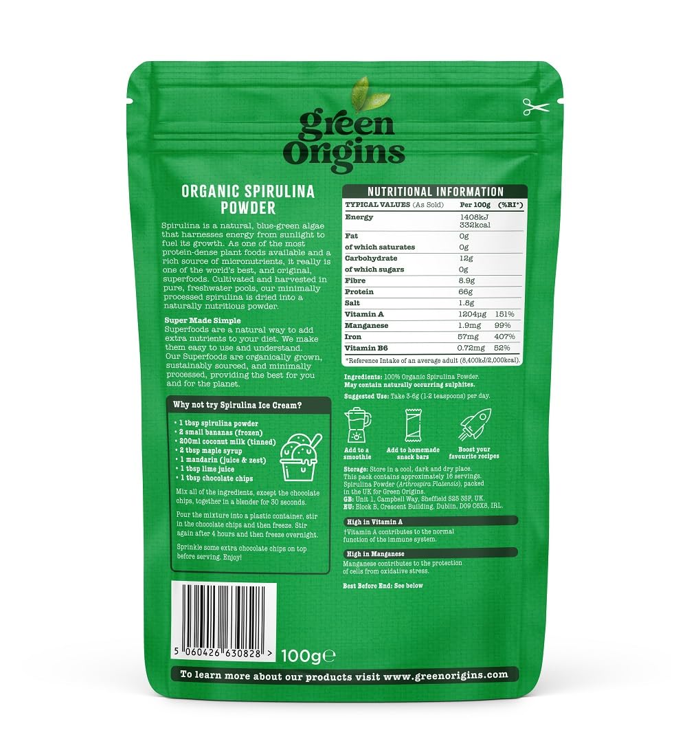 health benefits of spirulina supplement