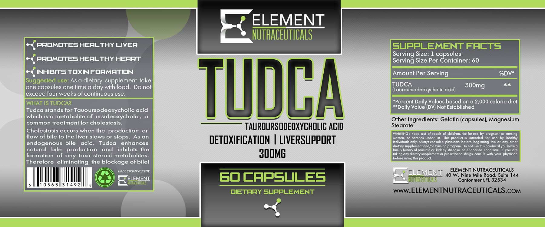 Health benefits of TUDCA vitamins