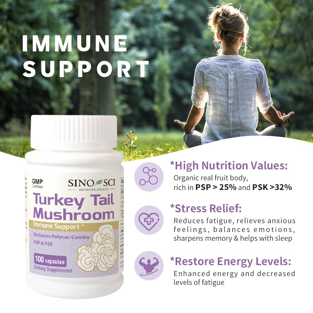 Health benefits of turkey tail mushrooms