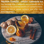 Health benefits of turmeric ginger tea
