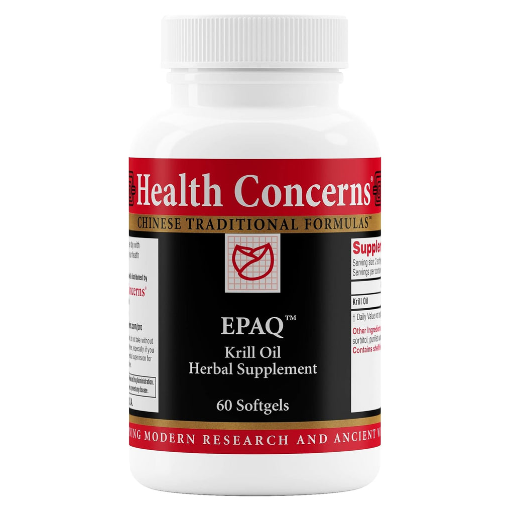 Health Concerns EPAQ softgels for heart health