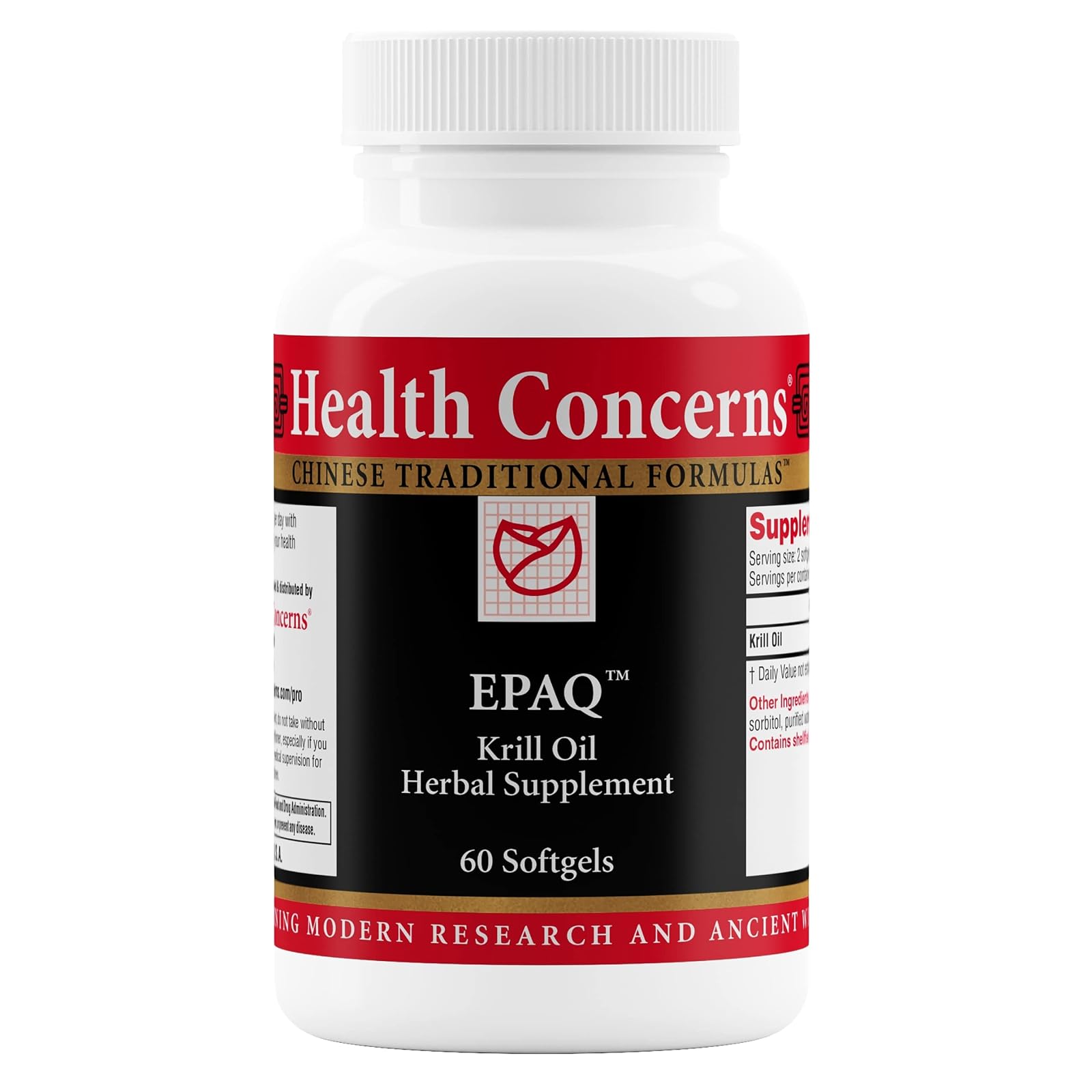 Health Concerns EPAQ softgels for heart health