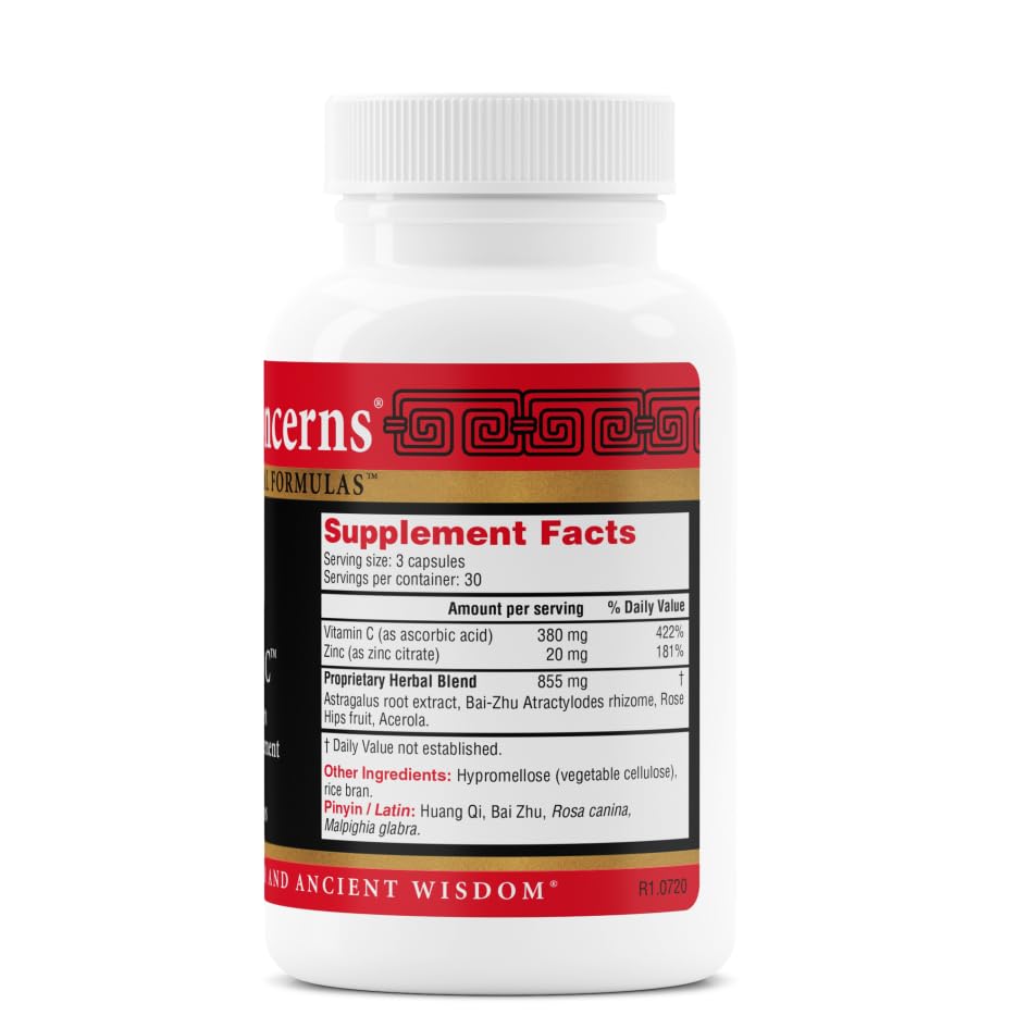 Health Concerns Vitamin C with Zinc